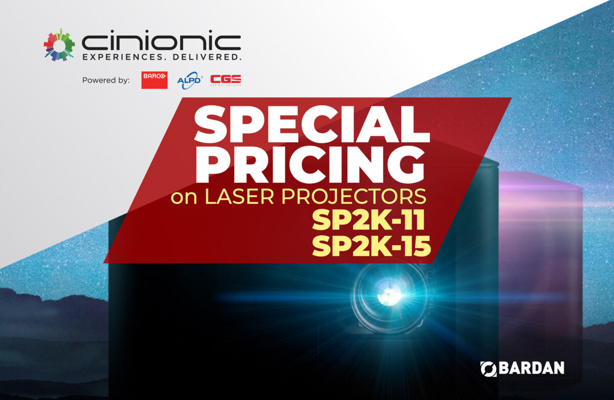 Barco SP2K-11 & SP2K-15 Laser Projectors: SPECIAL PRICING - Bardan ...