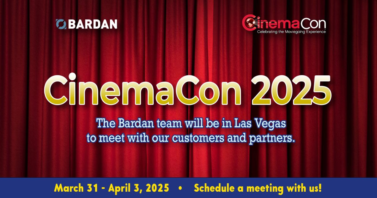 Lets meet at CinemaCon 2025! - Bardan International
